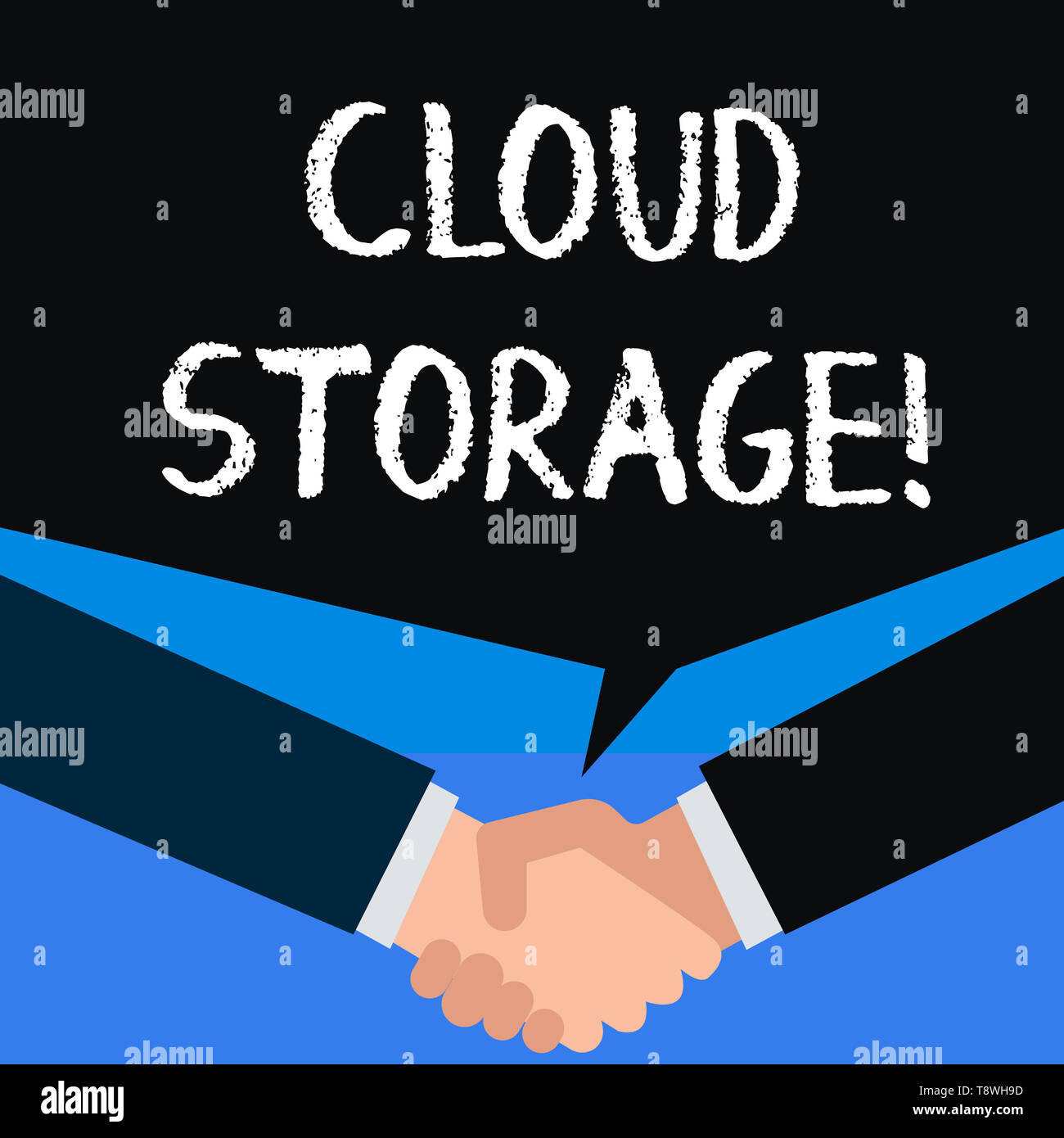 Writing note showing Cloud Storage. Business concept for the digital ...
