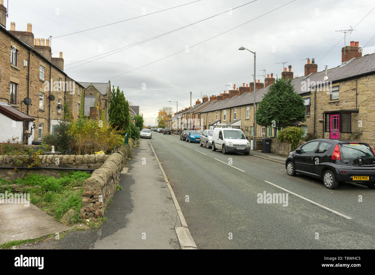 Stone built traditional Welsh houses Stock Photo - Alamy