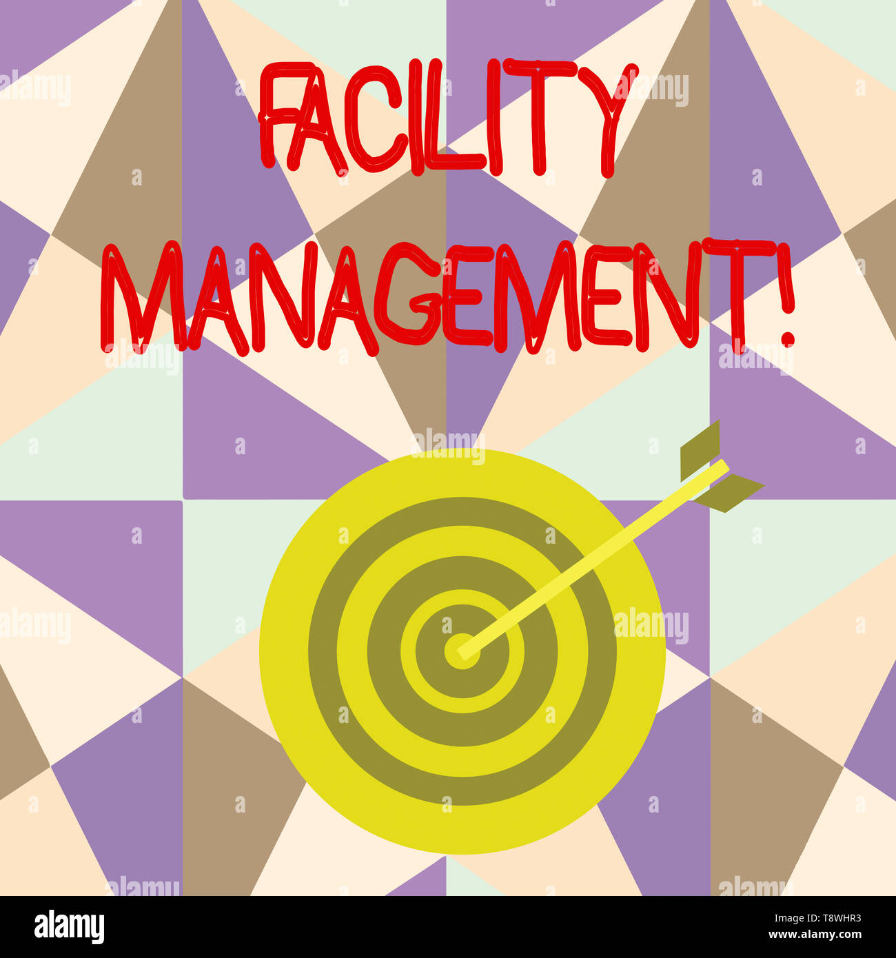Writing note showing Facility Management. Business concept for ...