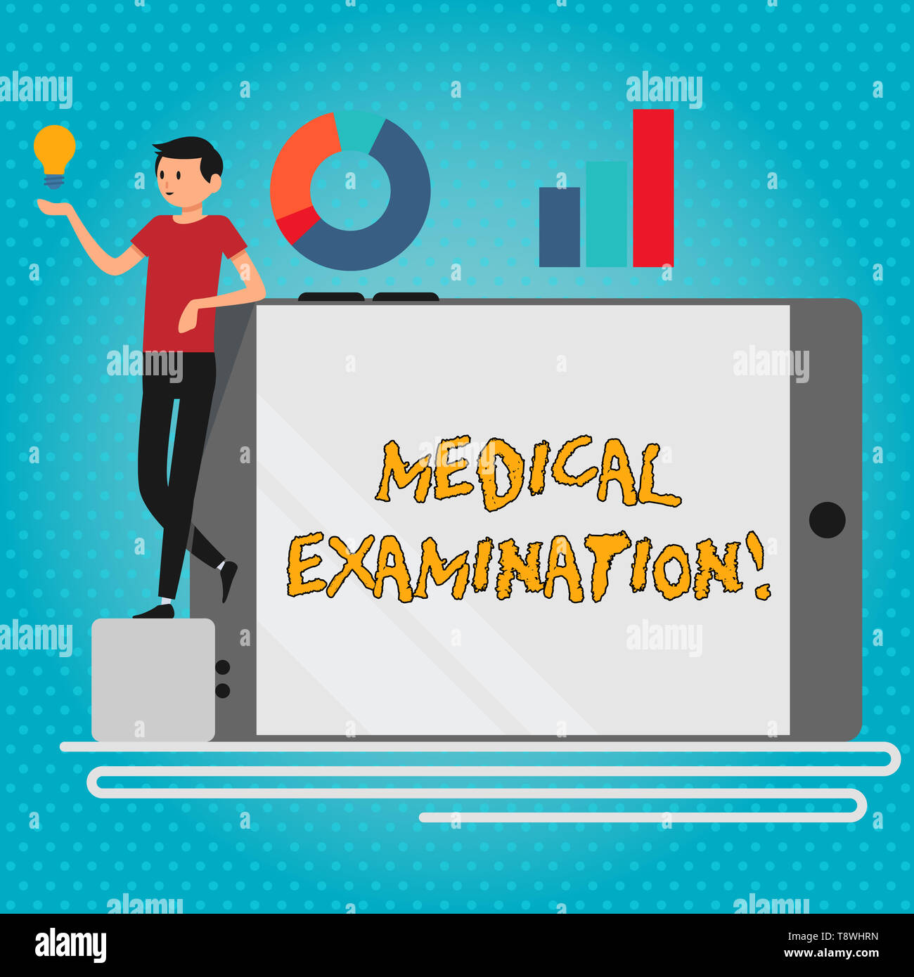 Text sign showing Medical Examination. Business photo showcasing ...