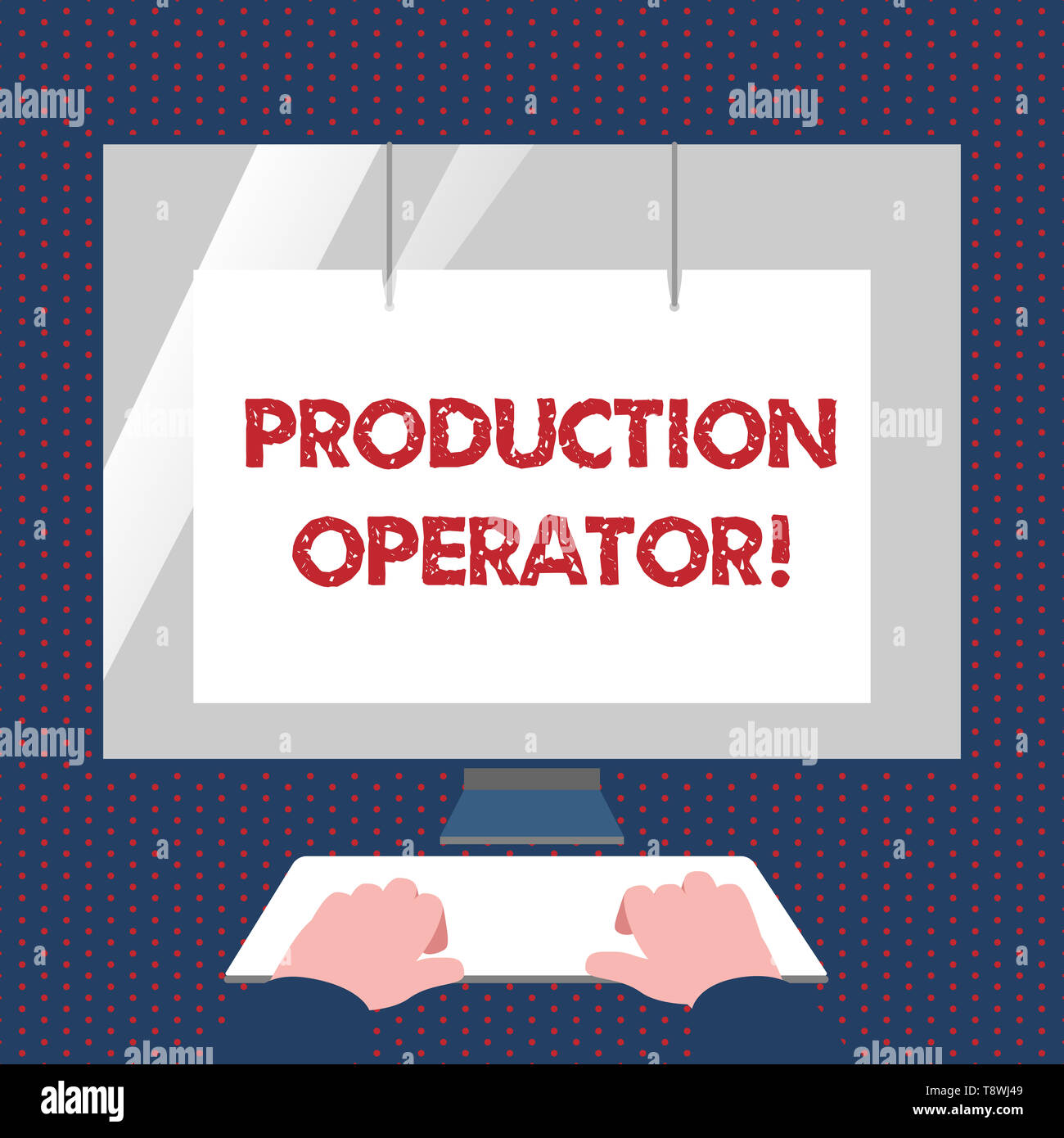 Conceptual hand writing showing Production Operator. Concept meaning ...