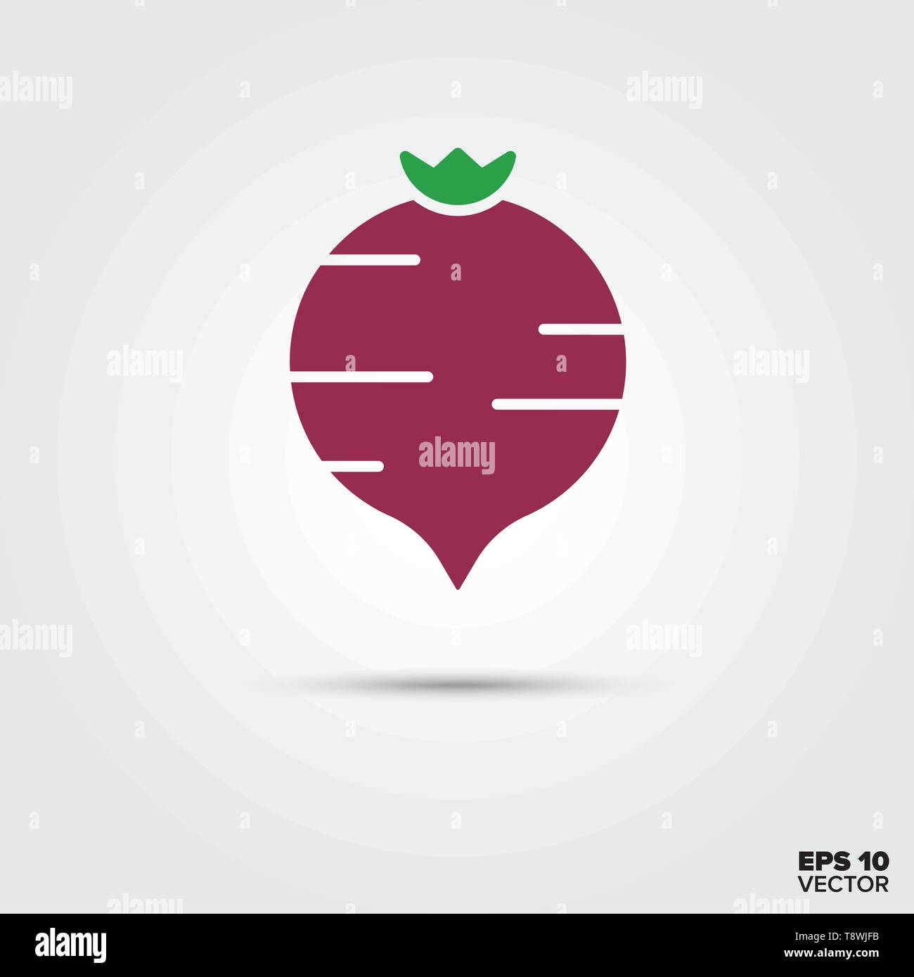 beet root vegetable vector icon Stock Vector Image & Art - Alamy