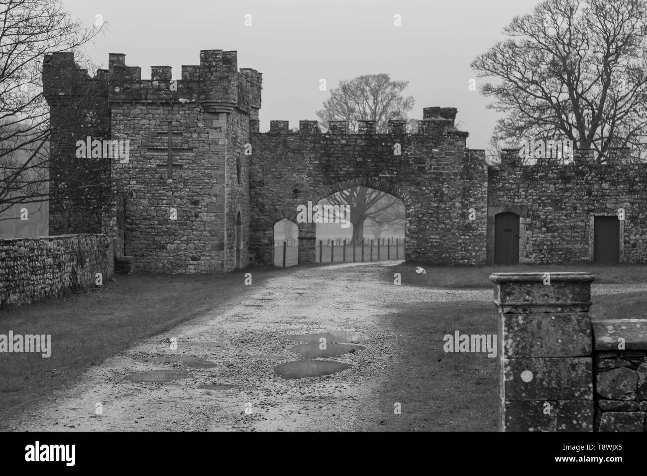 Scottish Castle in Fall Stock Photo - Alamy