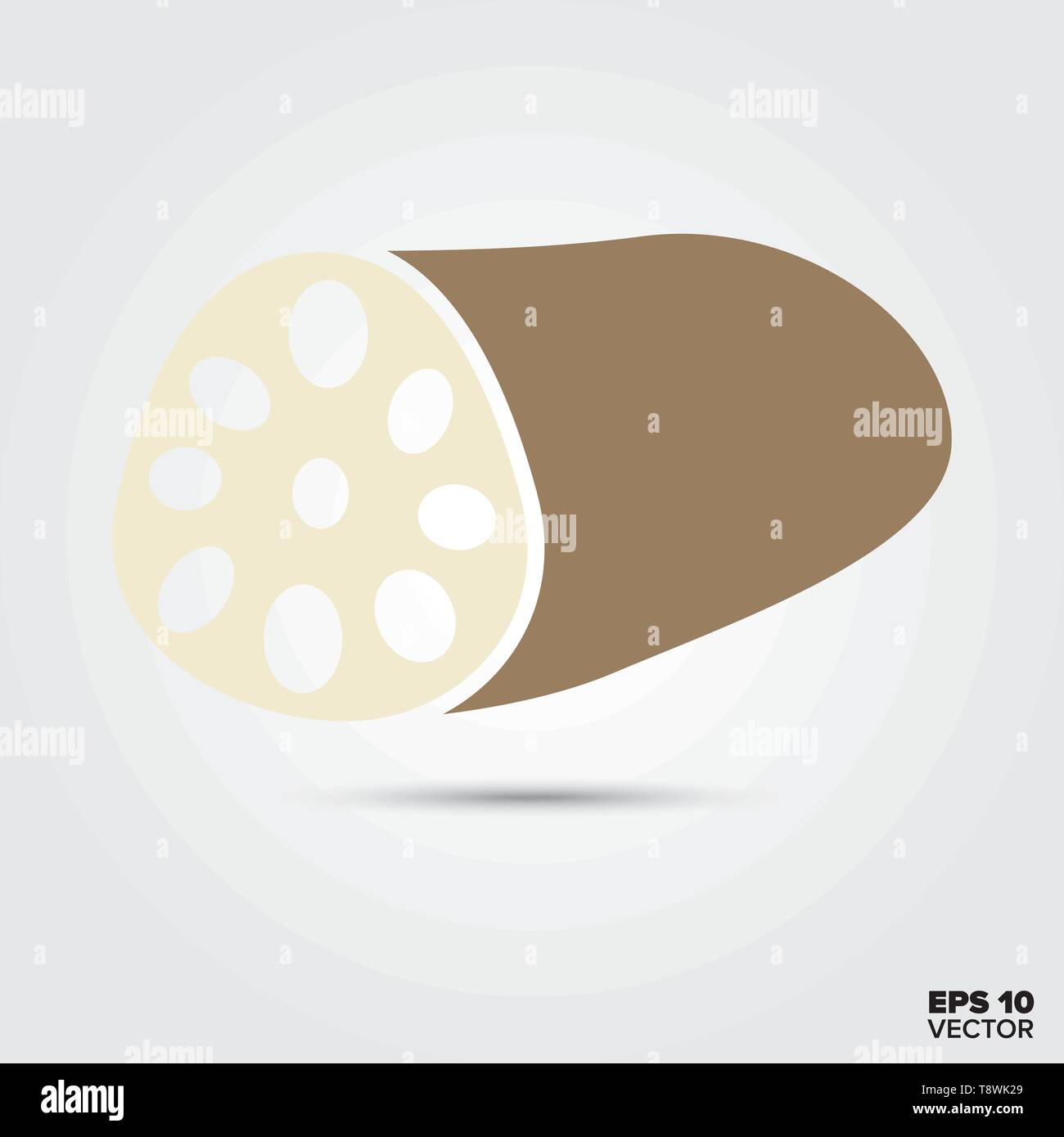 Asian lotus root Stock Vector Images - Alamy