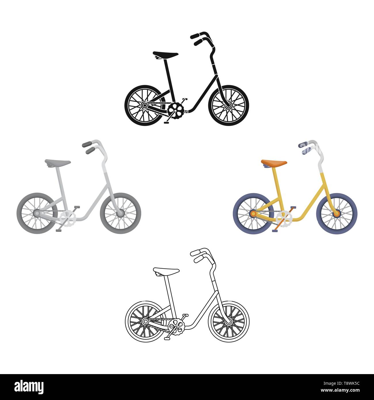Cute Bicycle Drawing