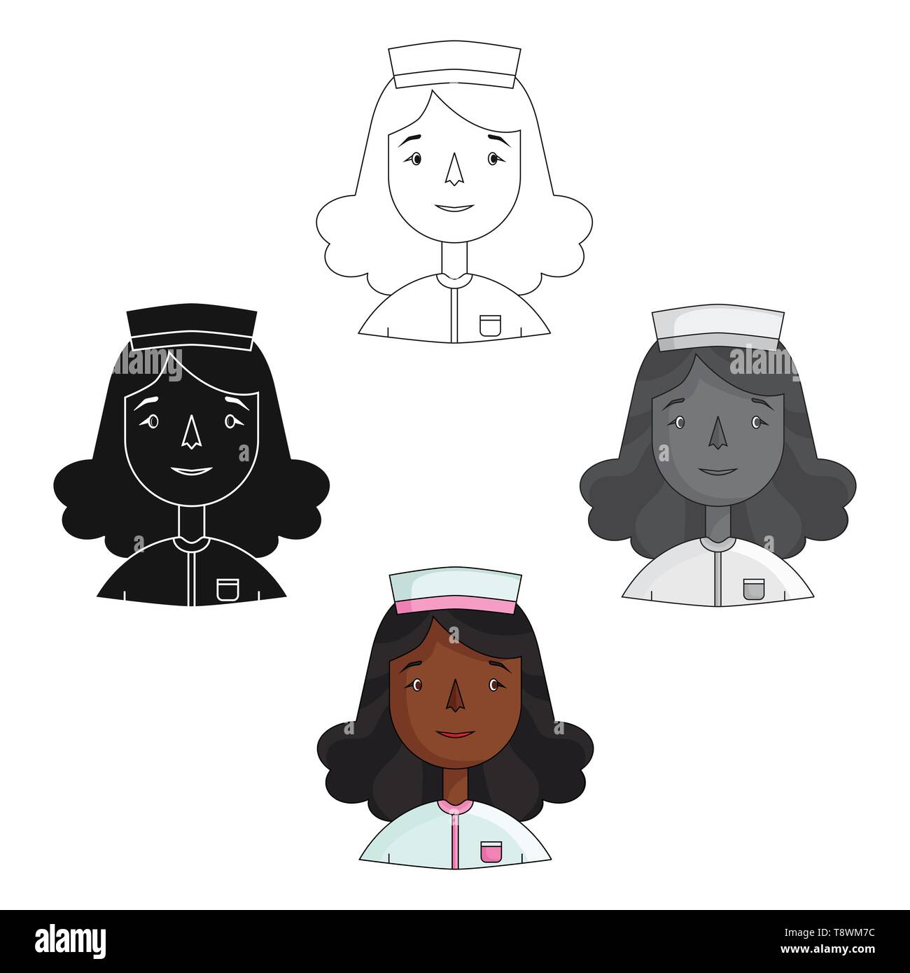 art,assistance,assistant,care,cartoon,black,clinic,clinical,design ...