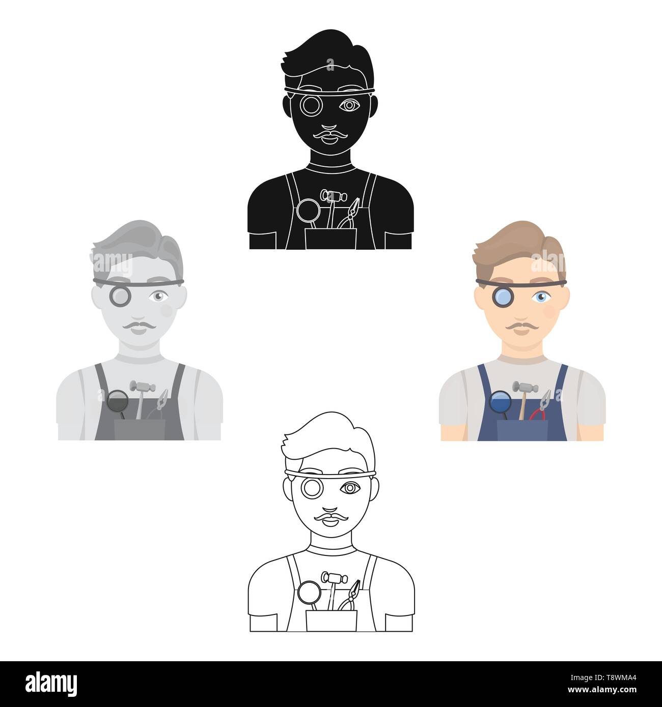 adult,appraisal,appraiser,art,brilliant,cartoon,black,design,detail ...