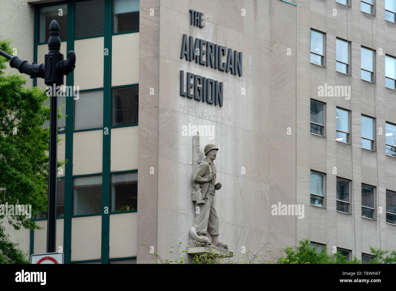 Washington dc 16th american legion street building windows detail Stock ...