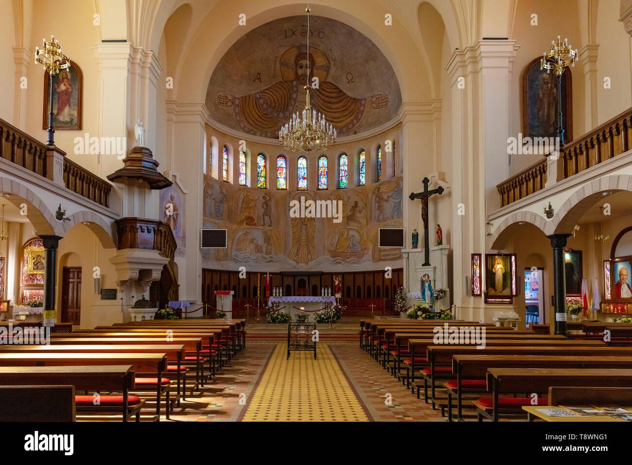 Bialystok, Neo-Romanesque church from 1908, Podlasie, Poland Stock ...