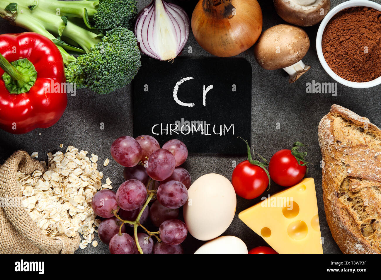 Natural sources of chromium Stock Photo - Alamy