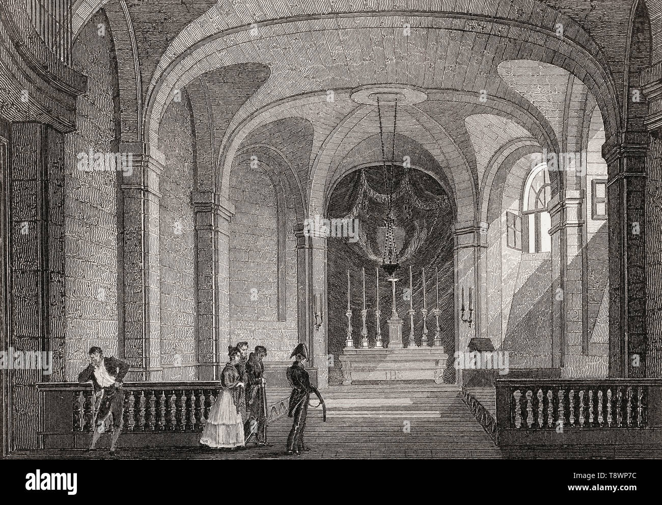 French prison chapel 19th century hi-res stock photography and images ...