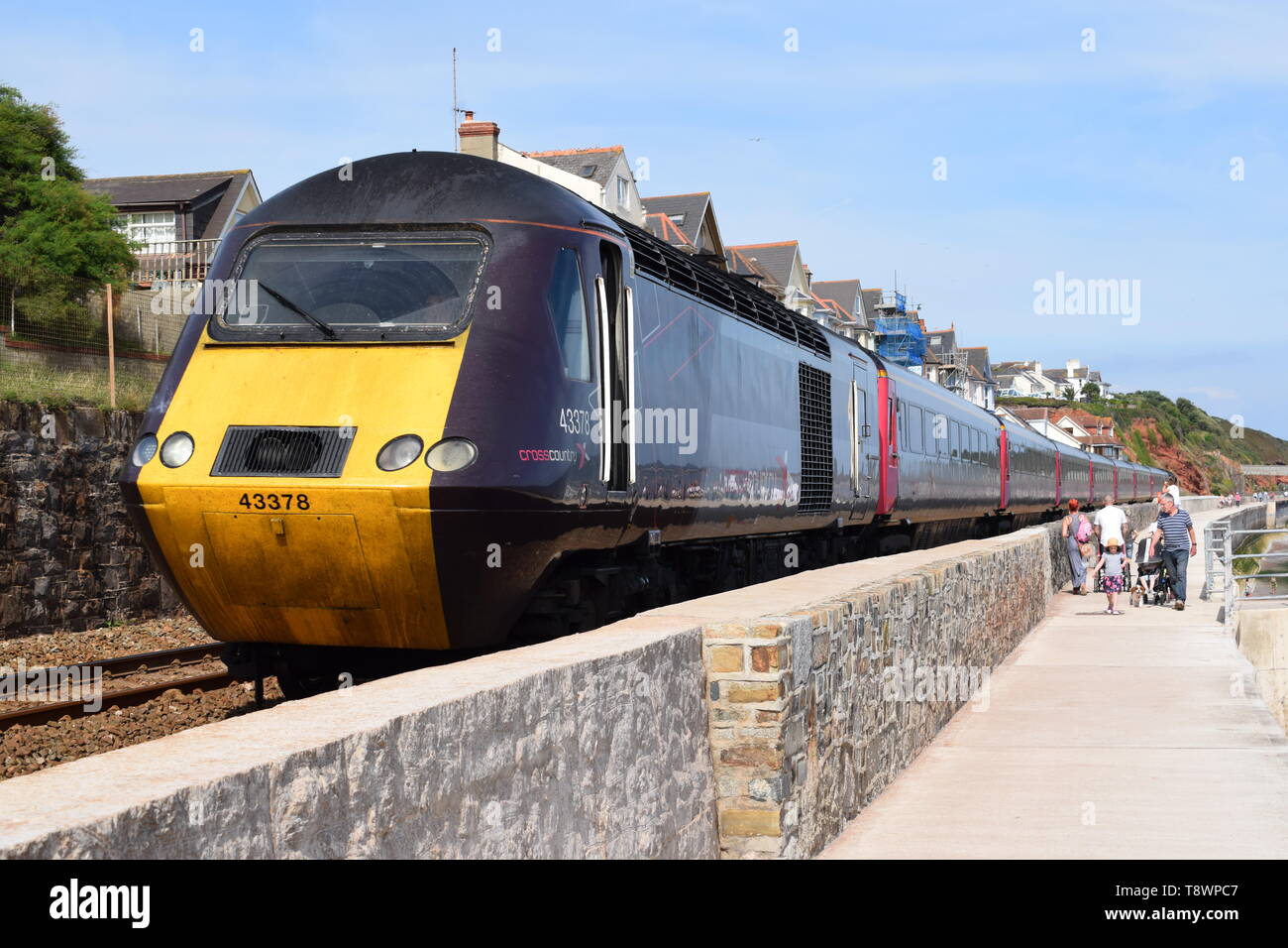 A Cross Country HST Class 43 on an afternoon service to Plymouth Stock ...