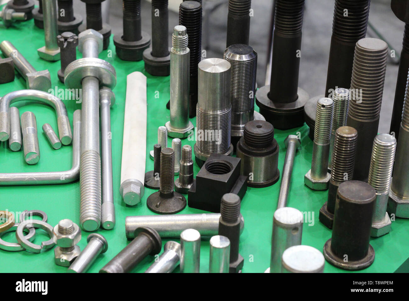 Metal products made at a metallurgical plant. Production of hardware ...