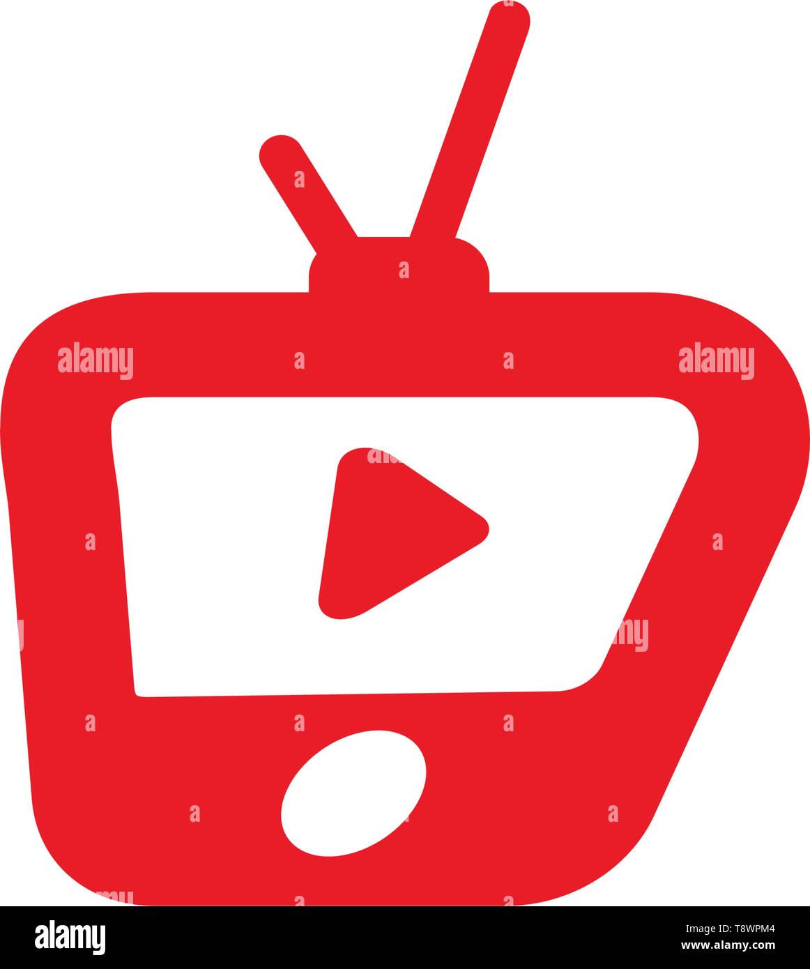 tv icon logo vector illustration element isolated - vector Stock Vector ...