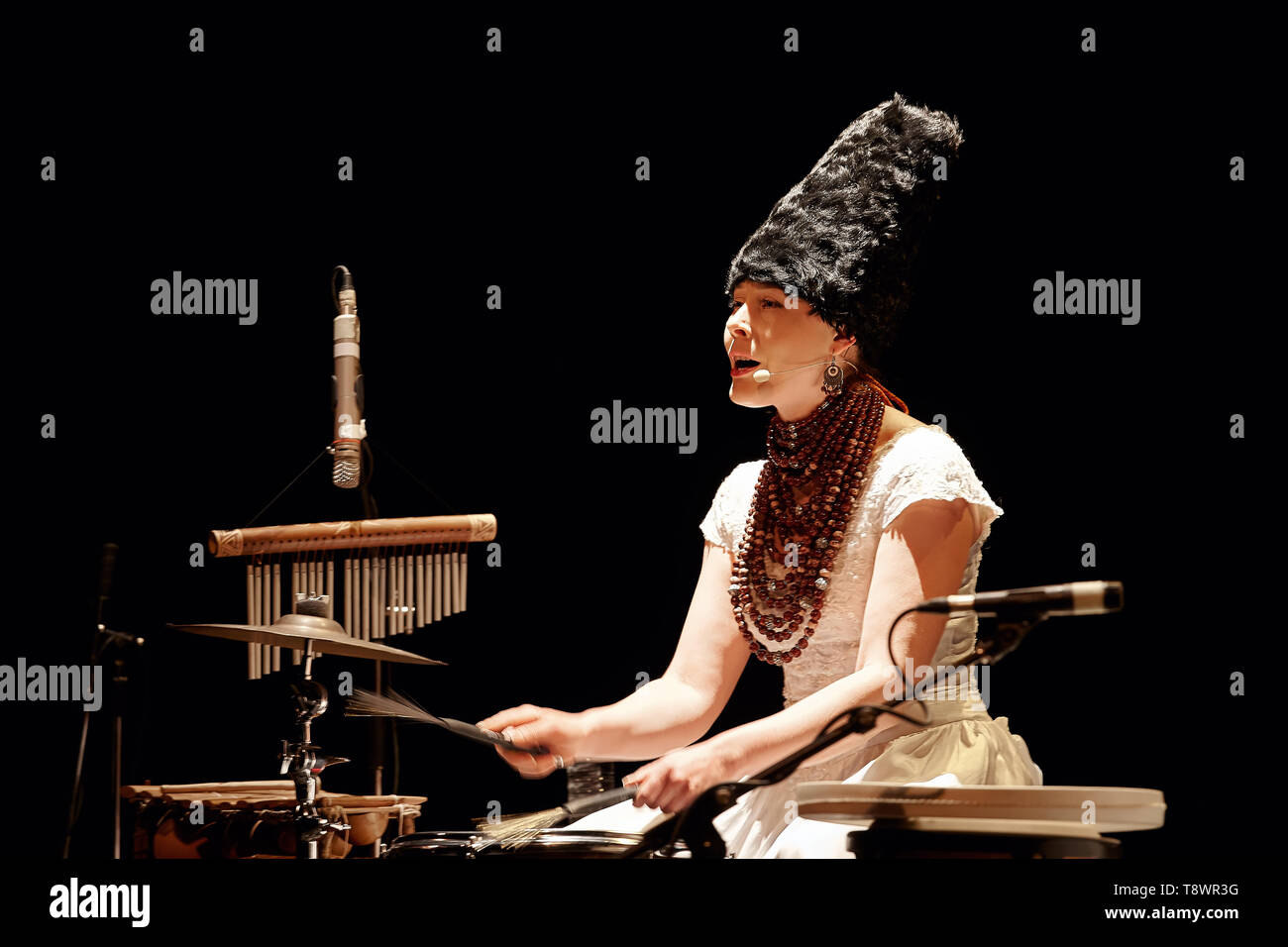 DakhaBrakha at solo concert at theater Stock Photo - Alamy