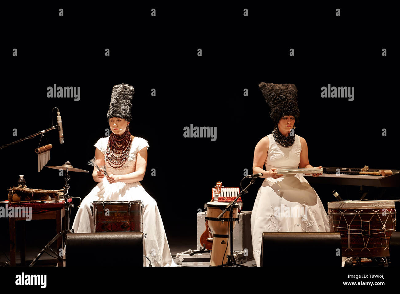DakhaBrakha at solo concert at theater Stock Photo - Alamy