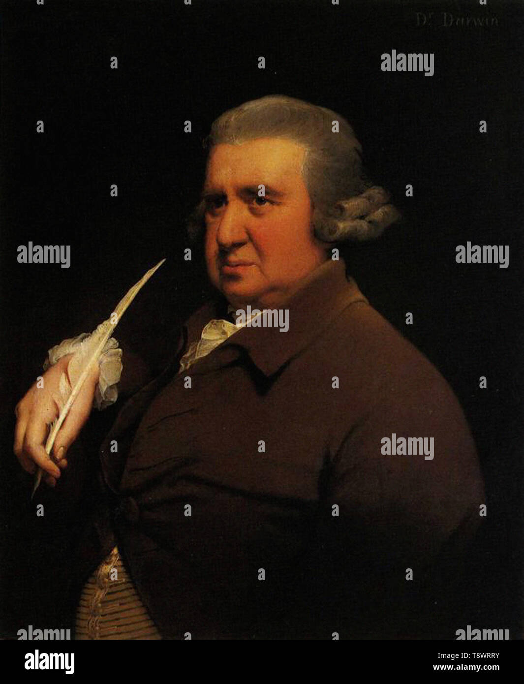 Joseph Wright Of Derby - Erasmus Darwin Stock Photo - Alamy