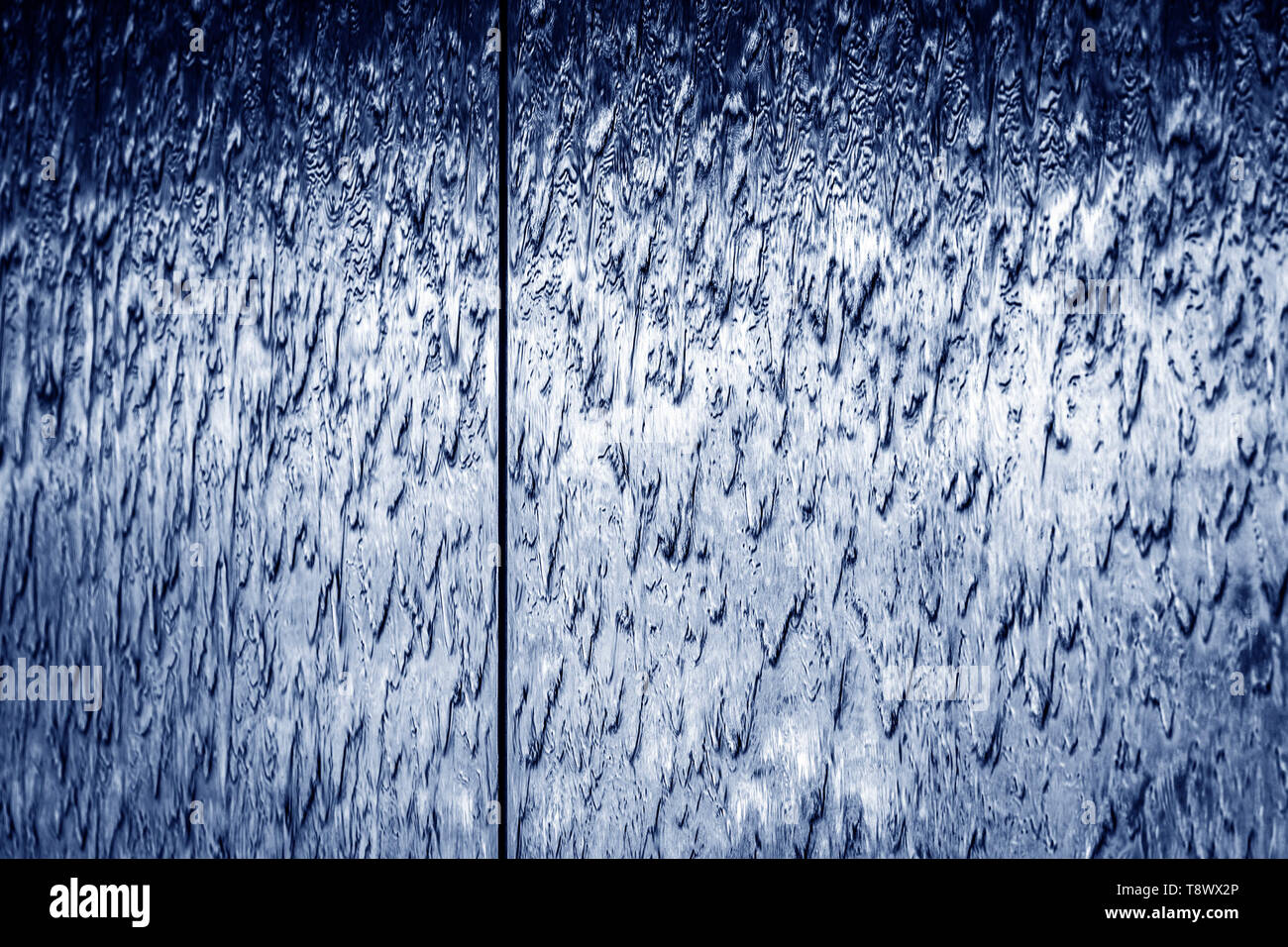 Clean water flows over the surface of the glass Stock Photo - Alamy