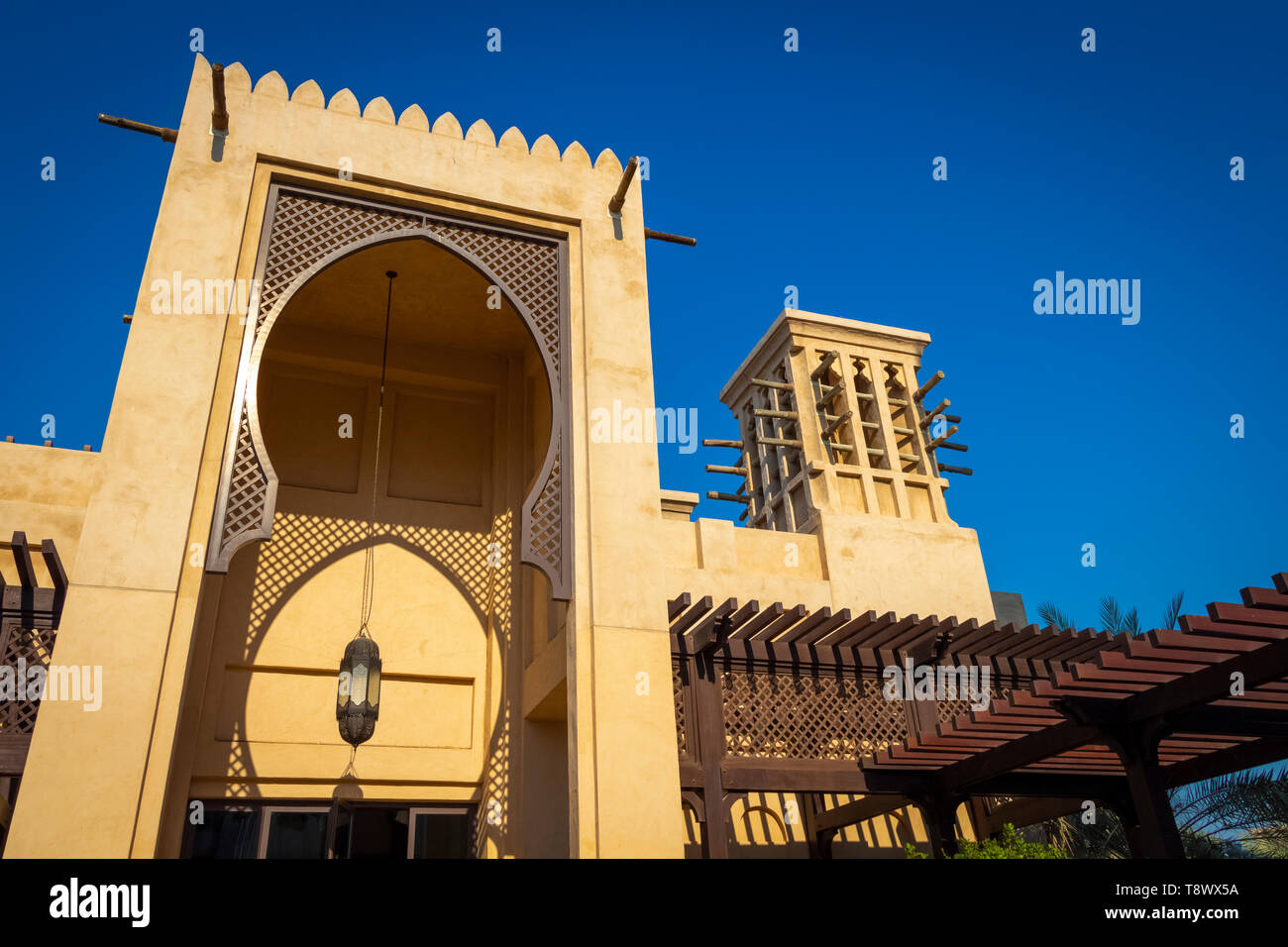 Architecture of buildings in the Arab style Stock Photo - Alamy