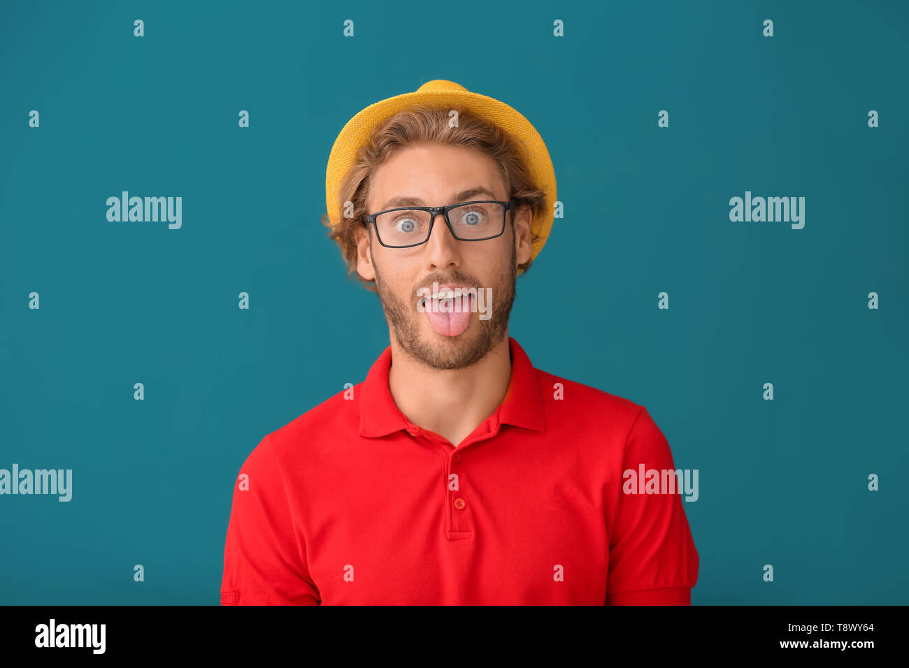 Funny handsome hi-res stock photography and images - Alamy