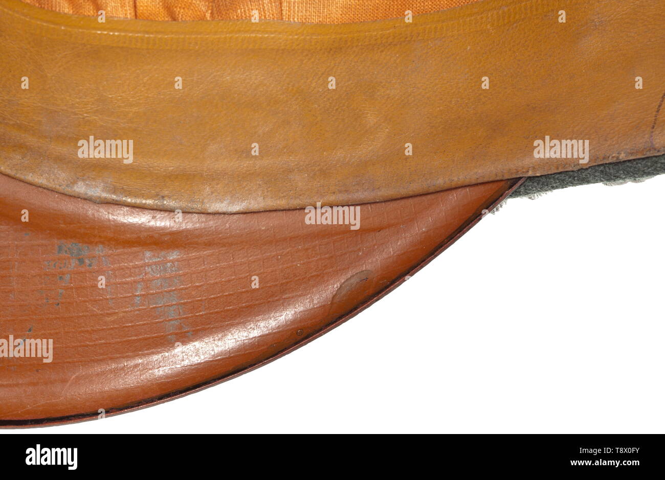 A visor cap for officers of Panzergrenadiers Field-grey cotton cloth ...