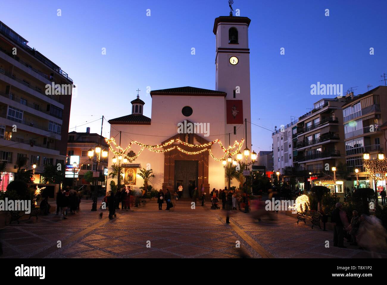 Church (Iglesia de Nuestra Senora de Rosario) in Constitution Square ...