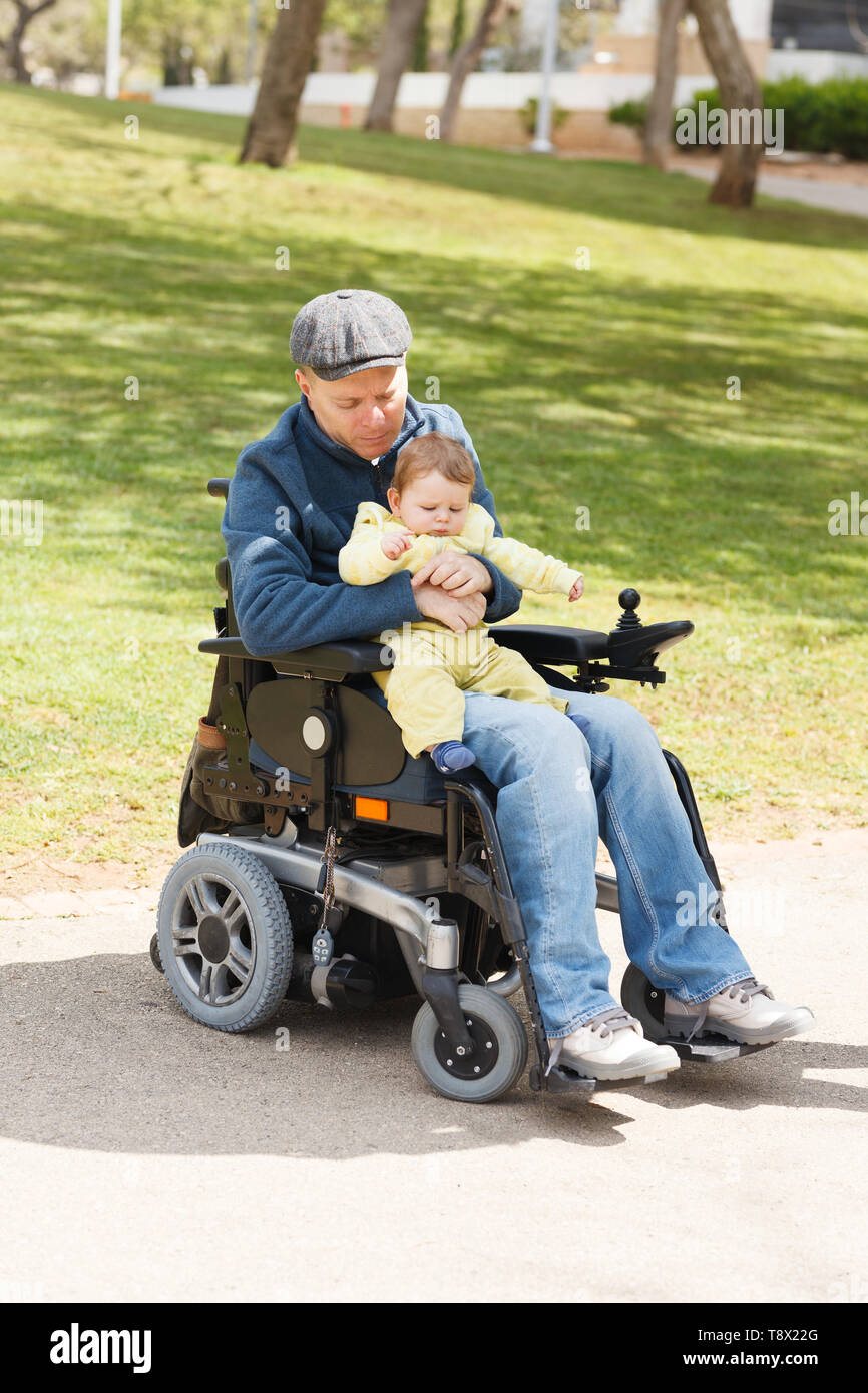 Disabled son hi-res stock photography and images - Alamy