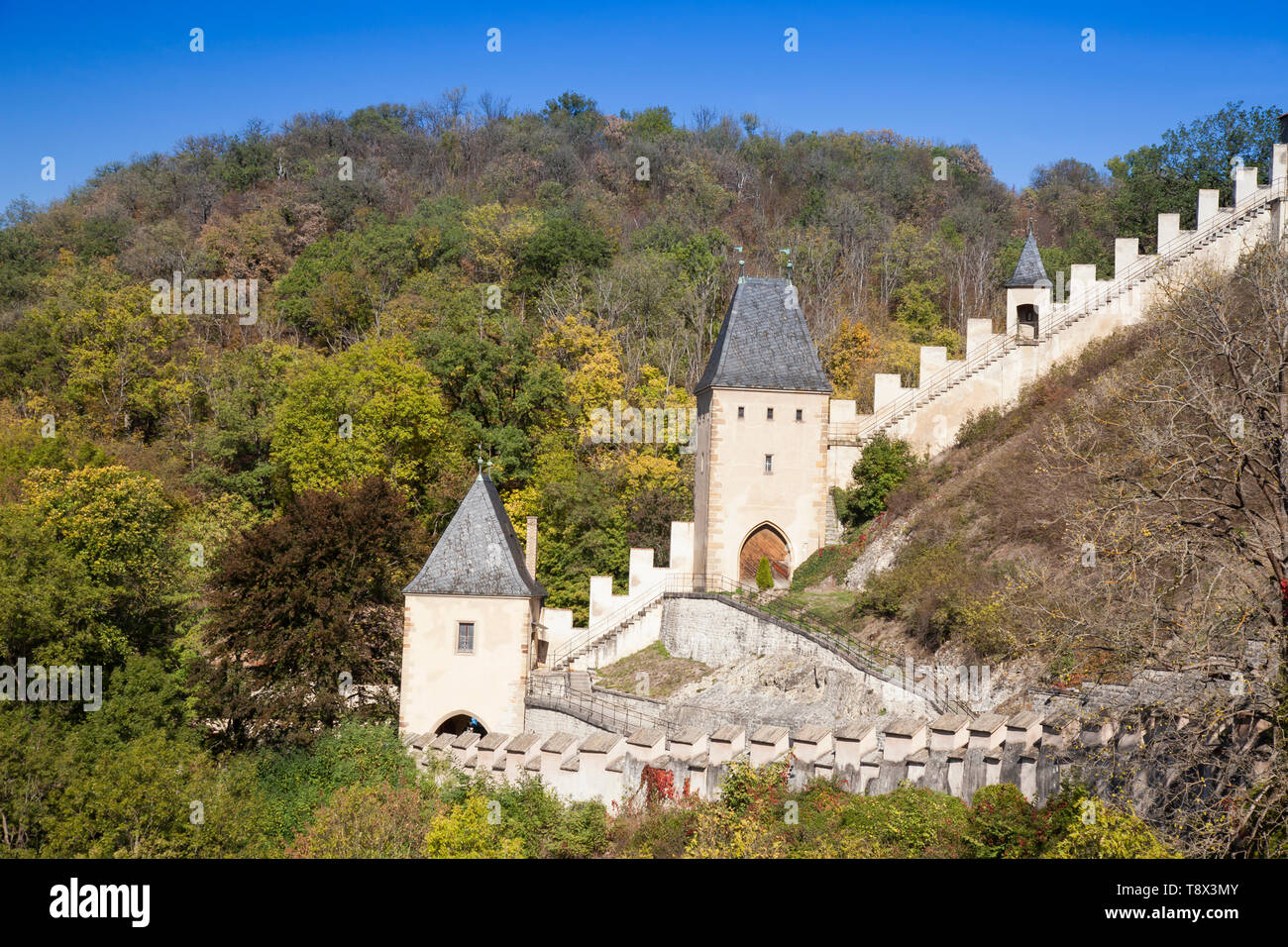 Karlštejn Castle, Karlstein, Czech Republic, Europe Stock Photo - Alamy