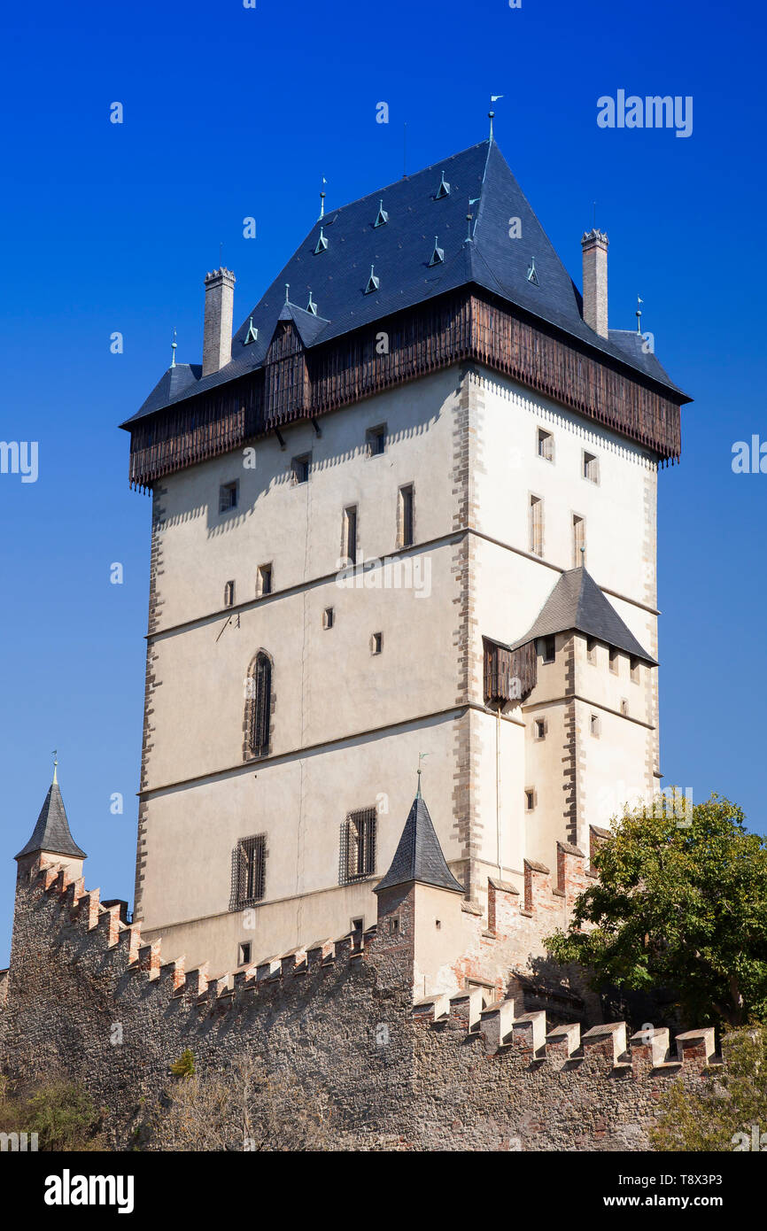 Karlstejn aerial hi-res stock photography and images - Alamy