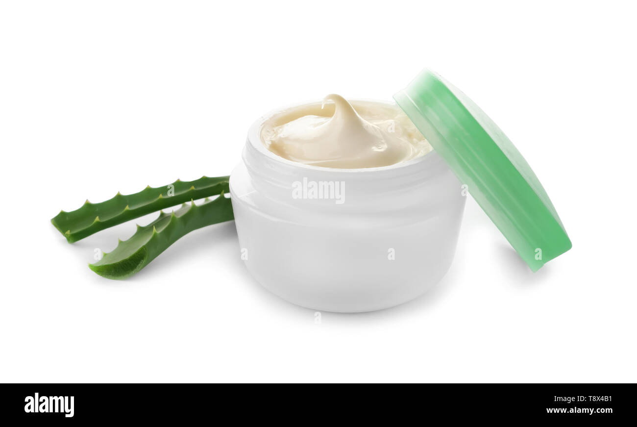 Aloe vera cream extract Cut Out Stock Images & Pictures - Alamy
