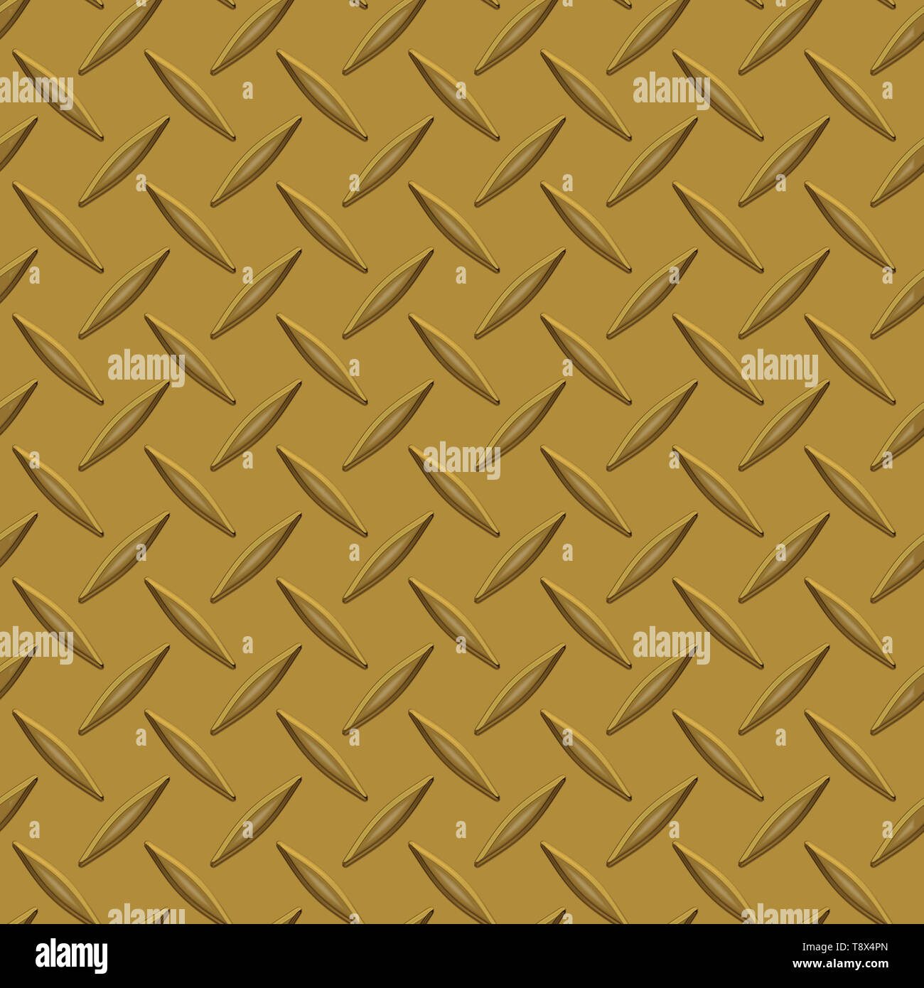 Dark Gold Diamond Plate Metal Seamless Texture Tile Stock Photo - Alamy