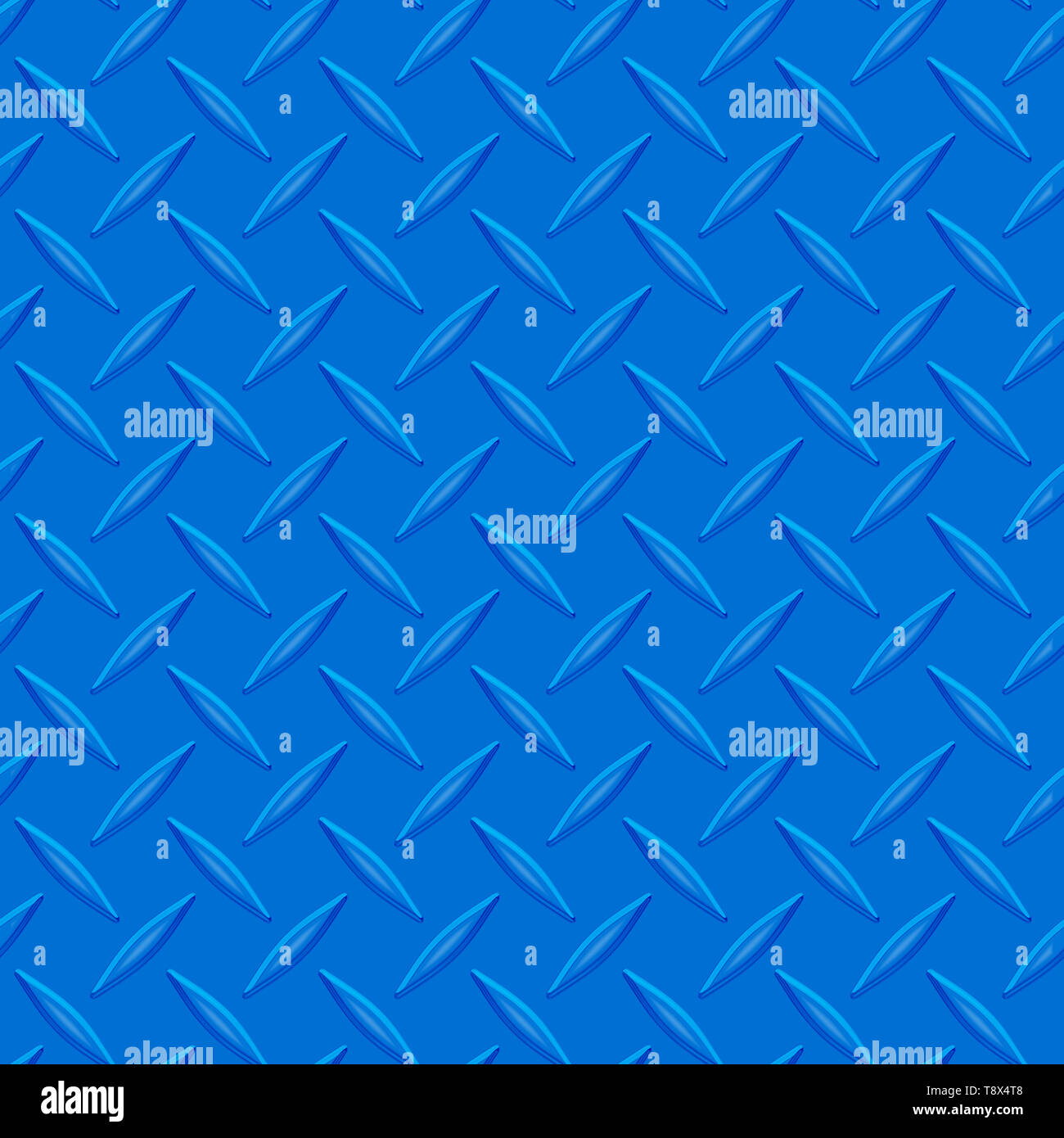 Bright Blue Diamond Plate Metal Seamless Texture Tile Stock Photo - Alamy