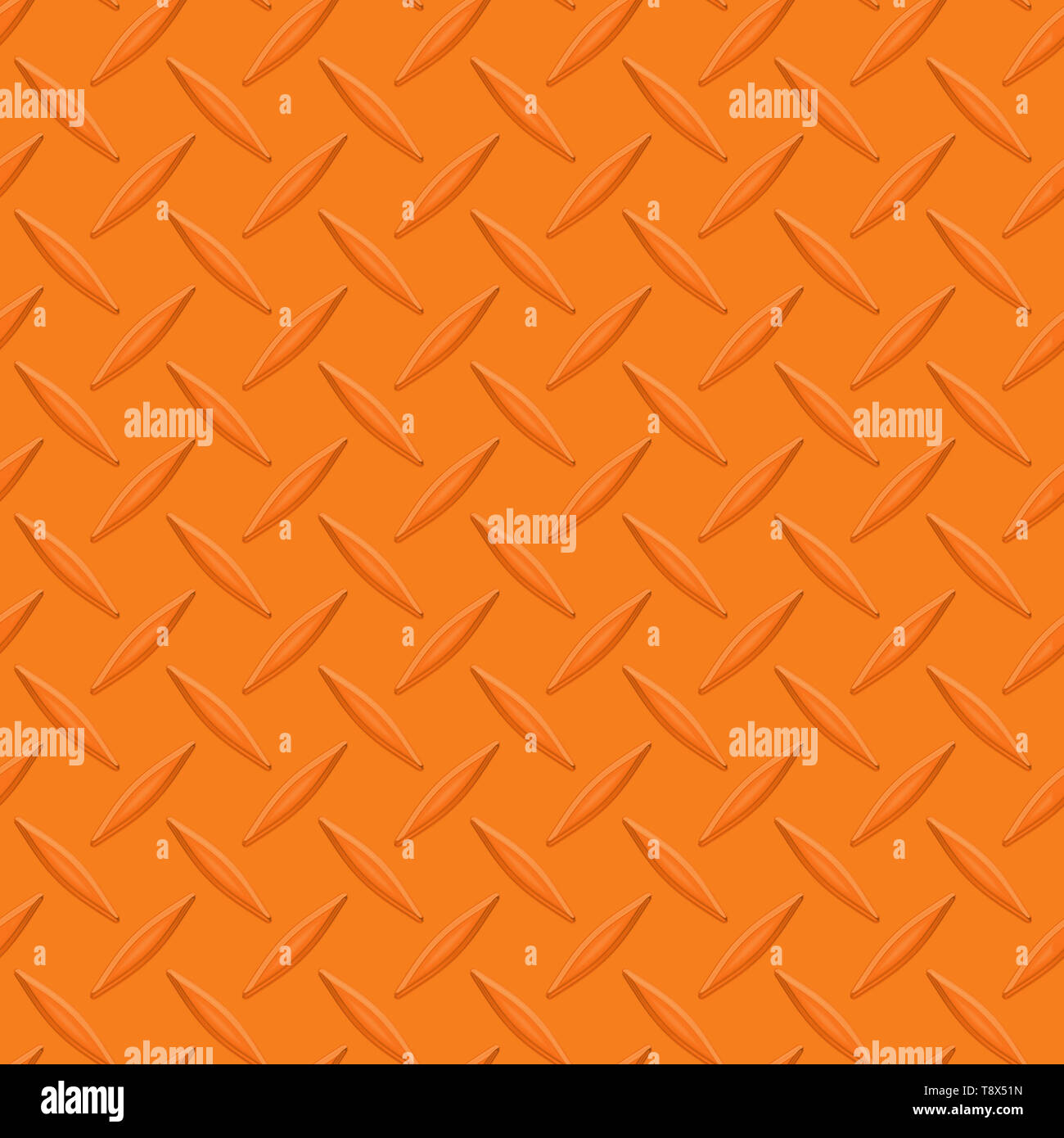 Orange Diamond Plate Metal Seamless Texture Tile Stock Photo - Alamy