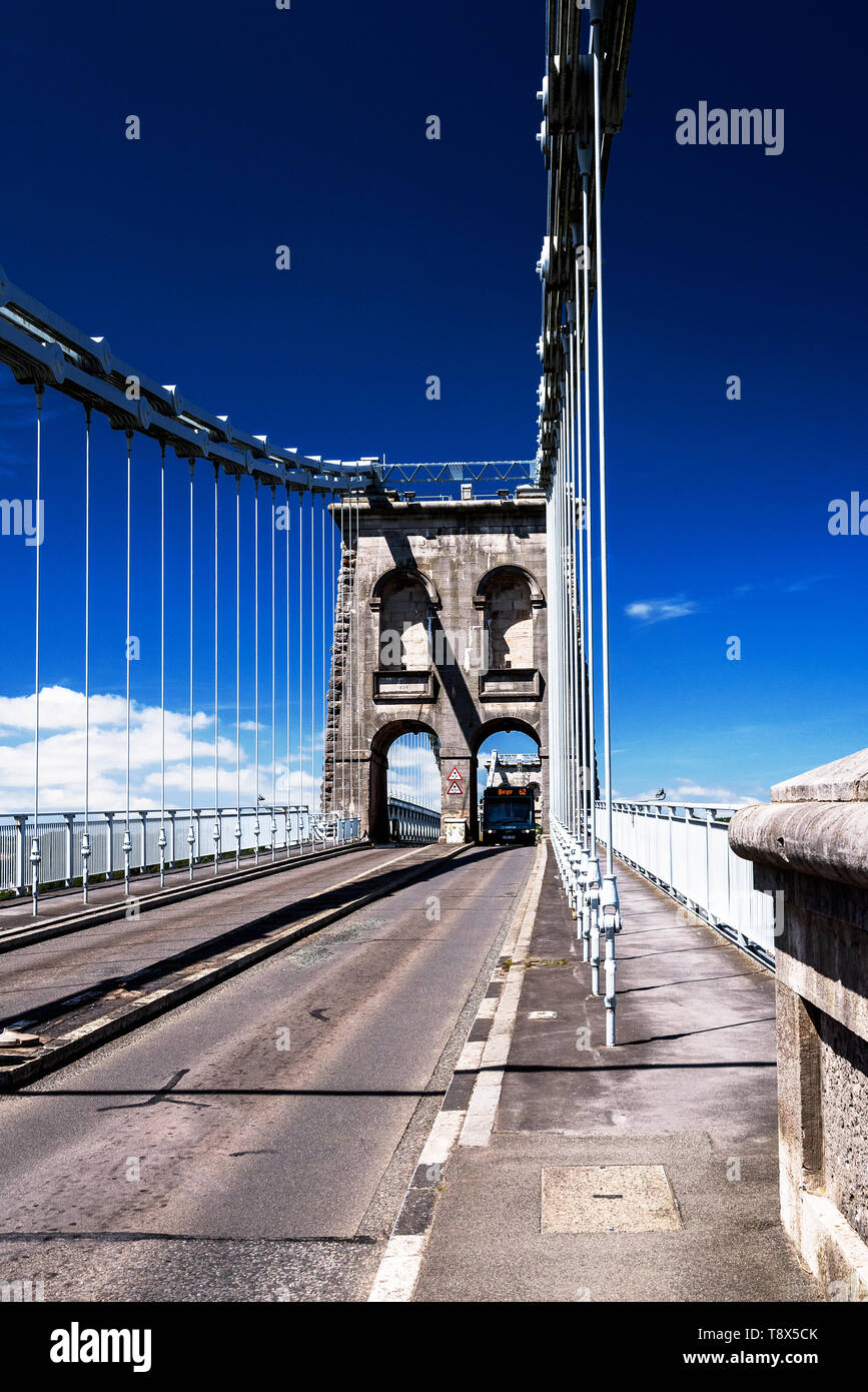 View Of Menai Suspension Bridge High Resolution Stock Photography and ...