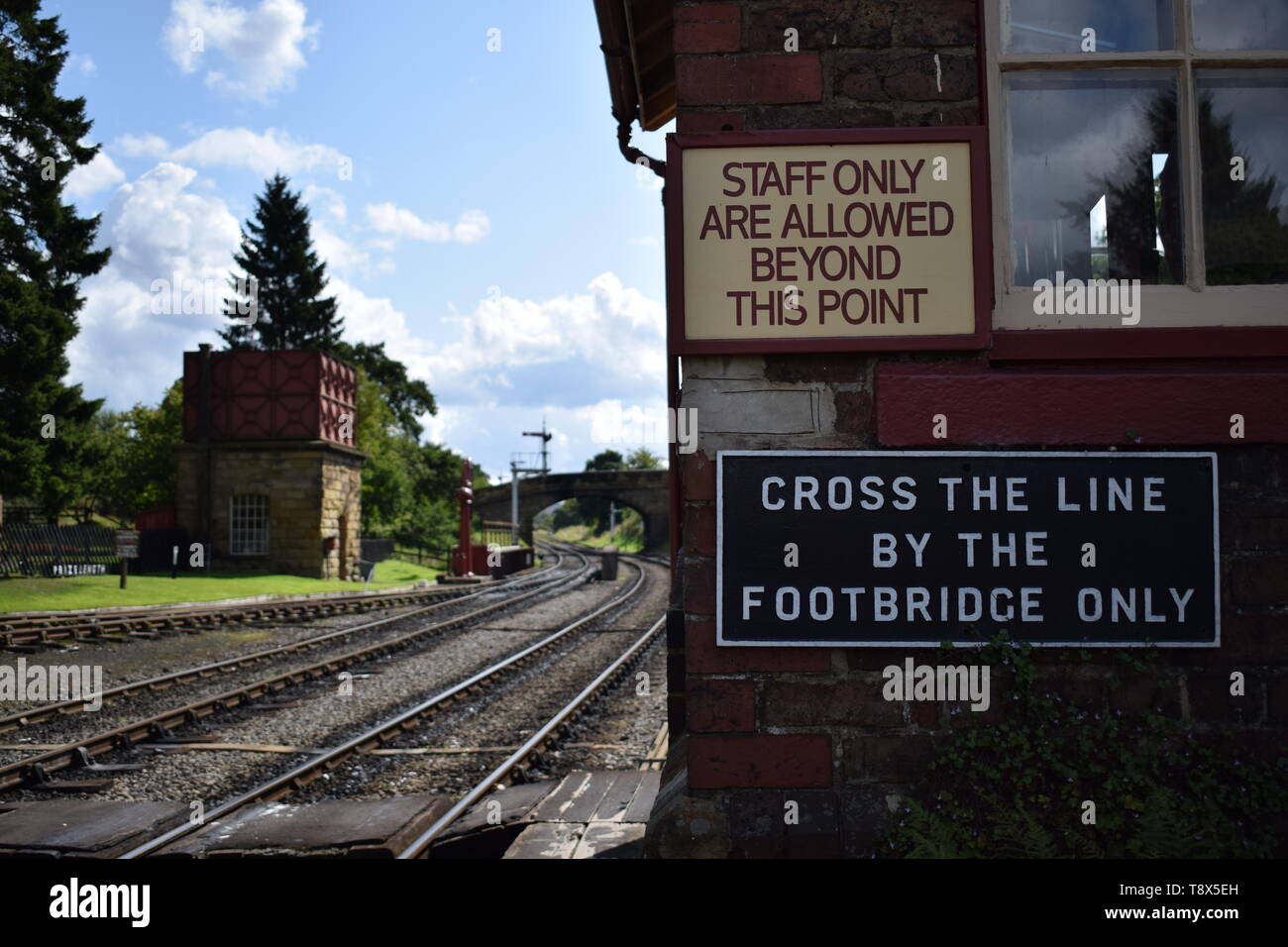Levisham signal box hi-res stock photography and images - Alamy