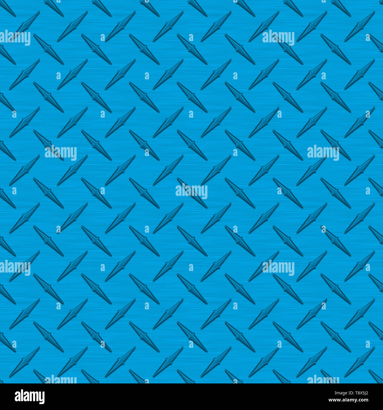 Bright Blue Diamond Plate Metal Seamless Texture Tile Stock Photo - Alamy