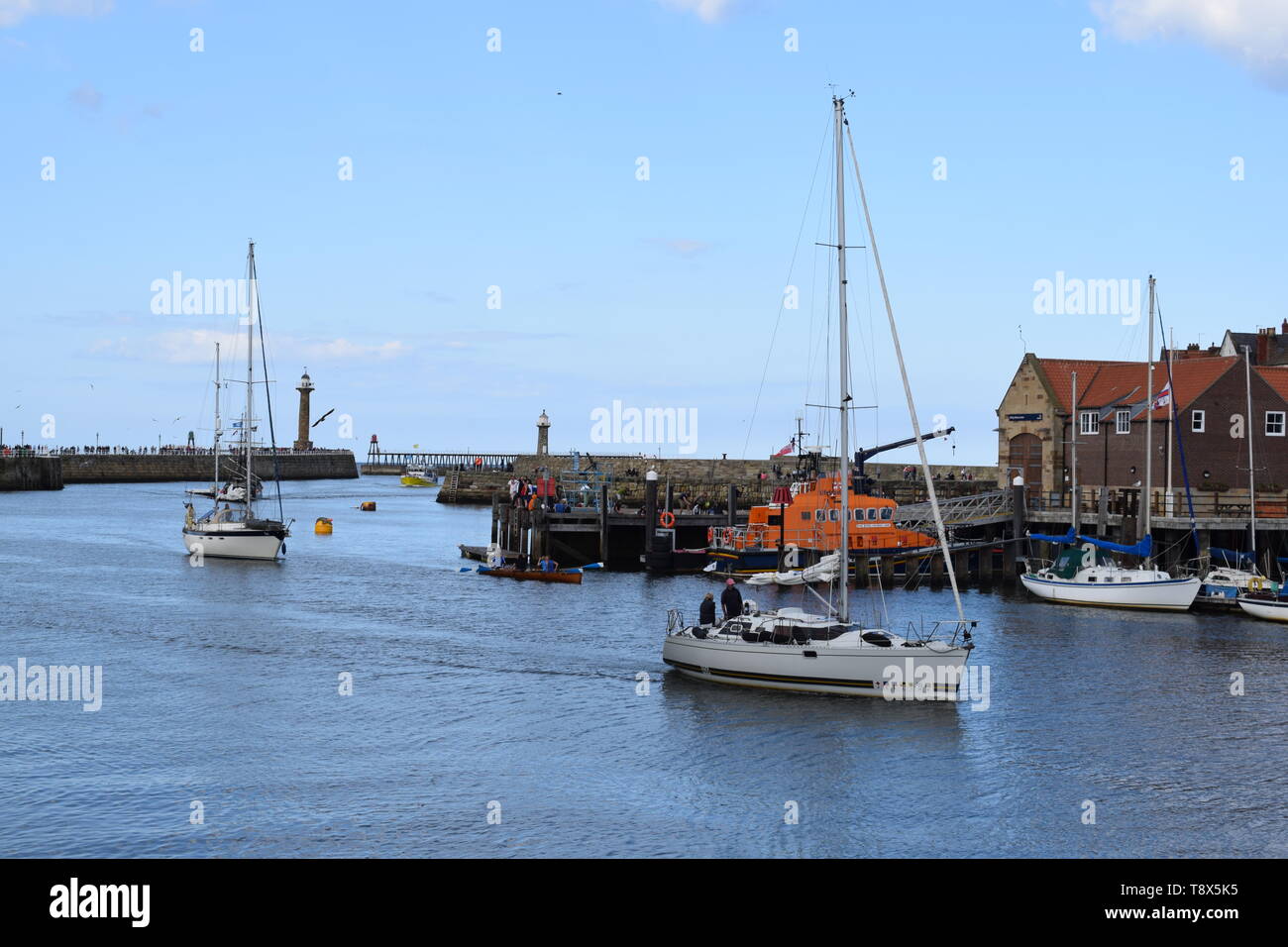 Boats at Whitby Stock Photo - Alamy