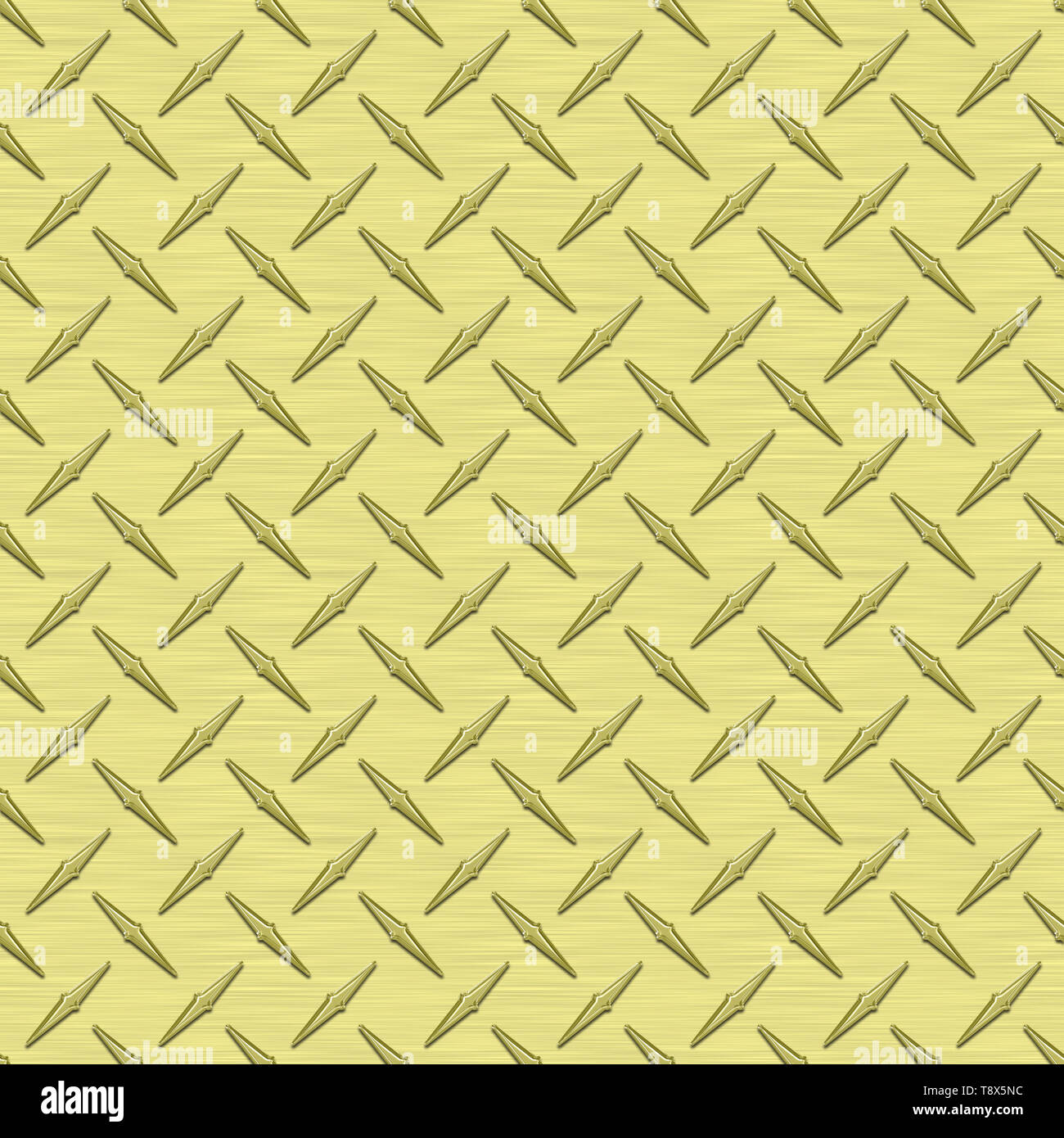Pale Yellow Diamond Plate Metal Seamless Texture Tile Stock Photo - Alamy