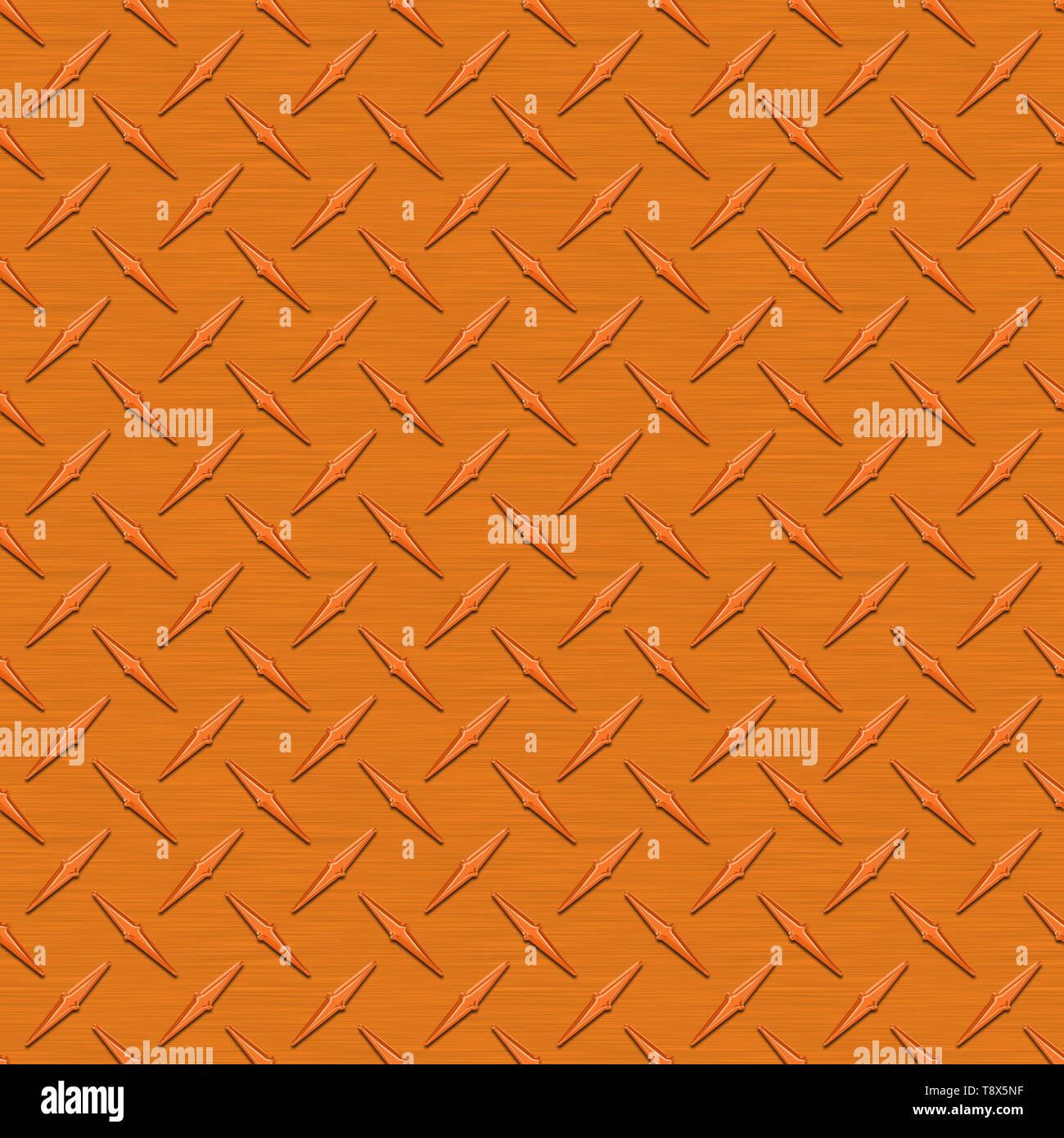 Orange Diamond Plate Metal Seamless Texture Tile Stock Photo - Alamy