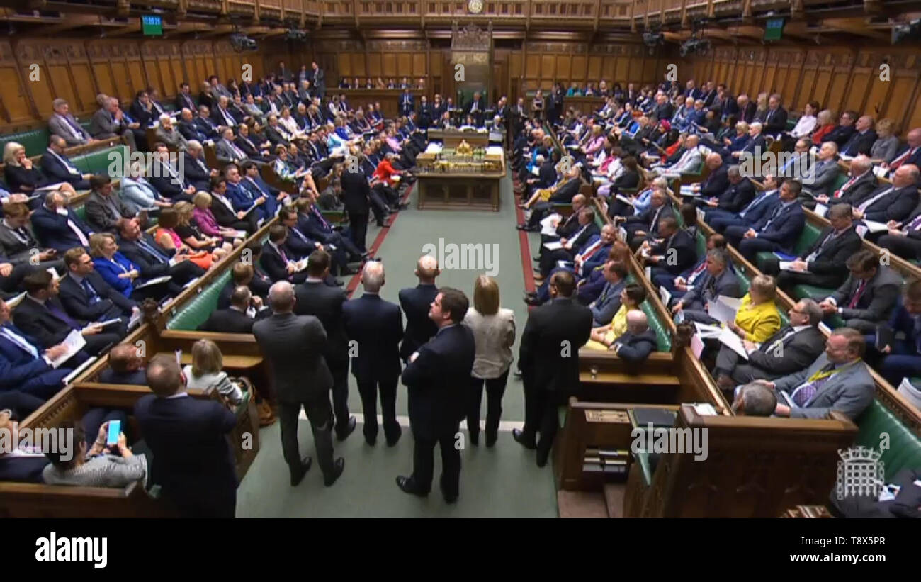 MPs during Prime Minister's Questions in the House of Commons, London ...