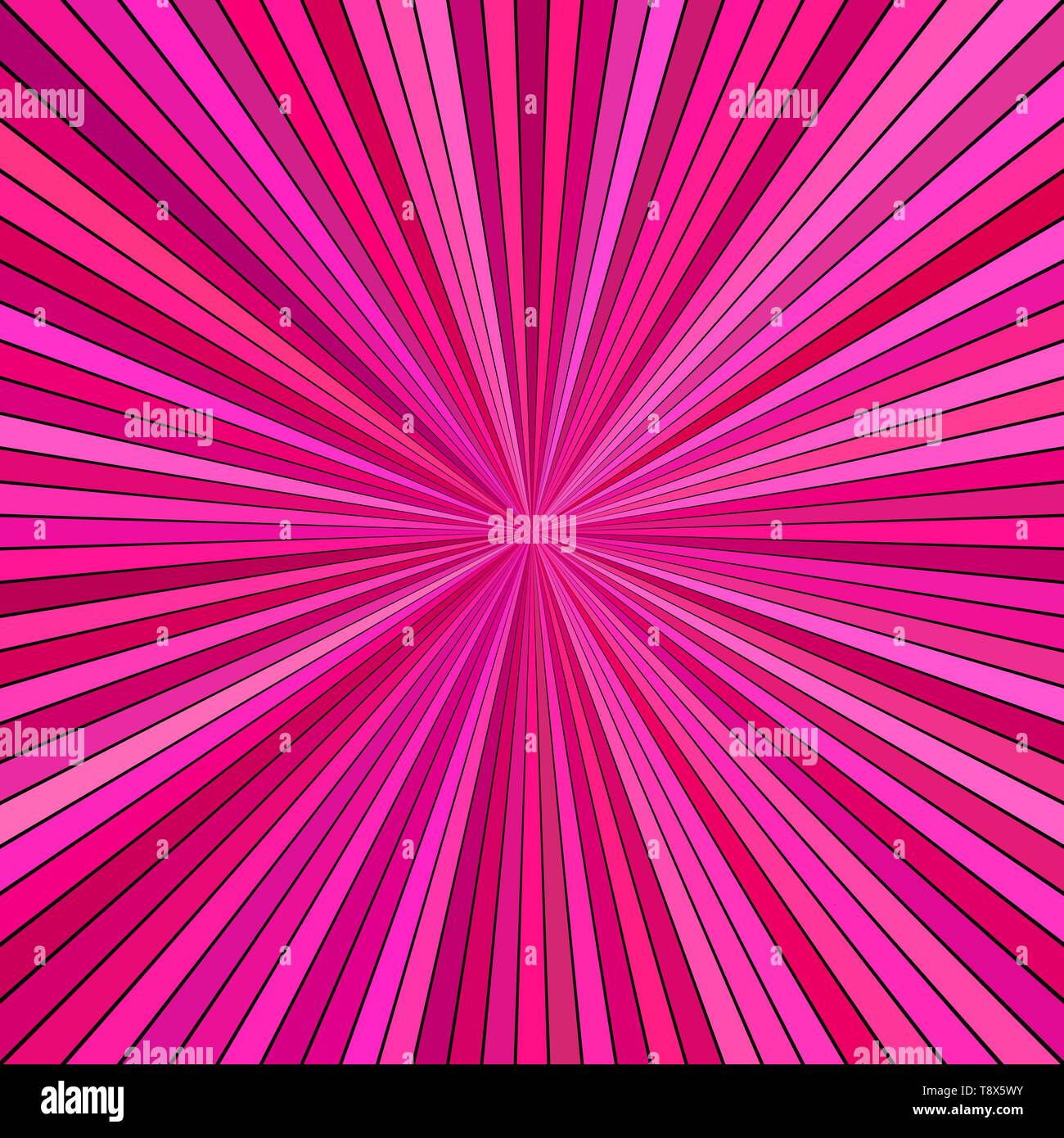 Pink abstract hypnotic striped star burst background design Stock ...