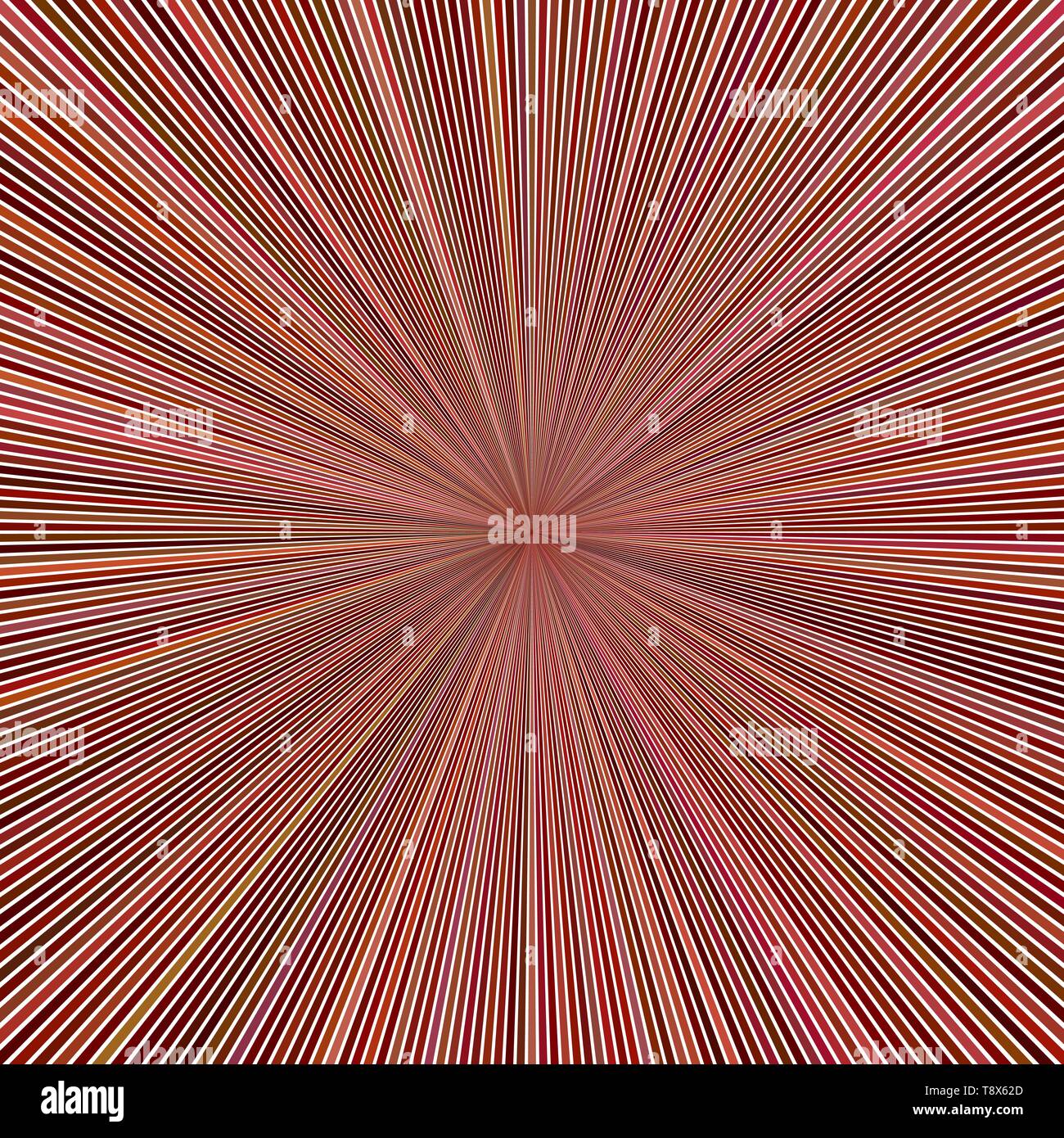 Maroon Psychedelic Abstract Striped Starburst Background Design Stock