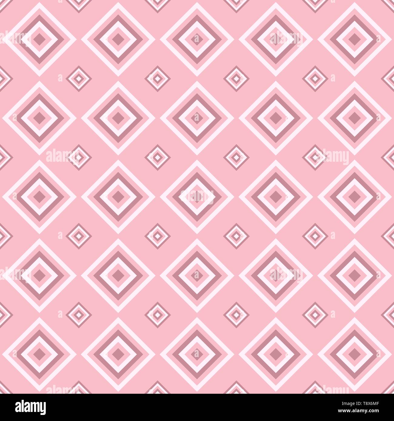 Seamless Geometrical Square Pattern Background Design Vector Graphic