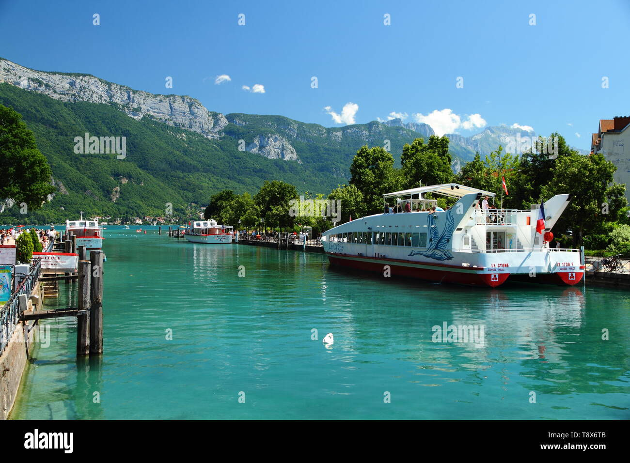 Annecy an alpine town in southeastern France Stock Photo - Alamy