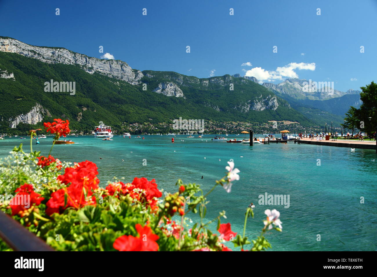 Annecy an alpine town in southeastern France Stock Photo - Alamy