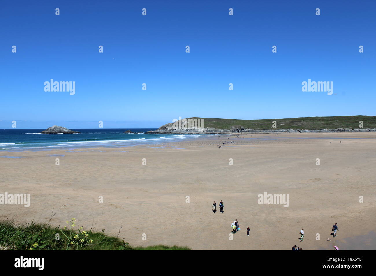 Crantock village hi-res stock photography and images - Alamy