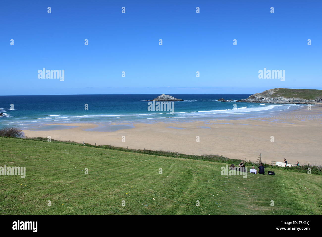 Crantock village hi-res stock photography and images - Alamy