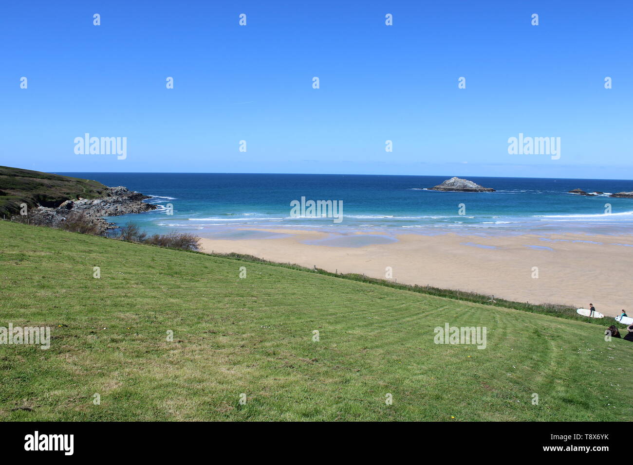 Crantock village hi-res stock photography and images - Alamy