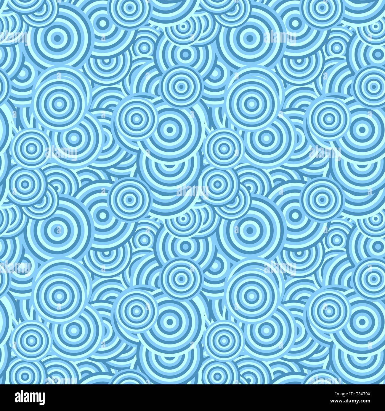 Abstract Seamless Circle Pattern Design Background Vector
