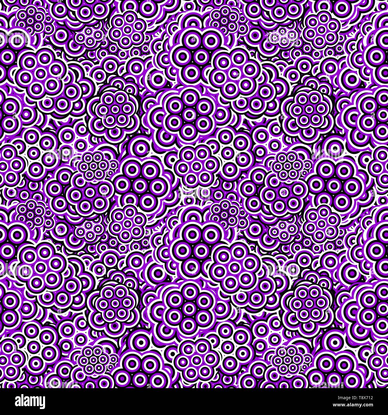 Repeating pattern of stylized flowers hi-res stock photography and ...